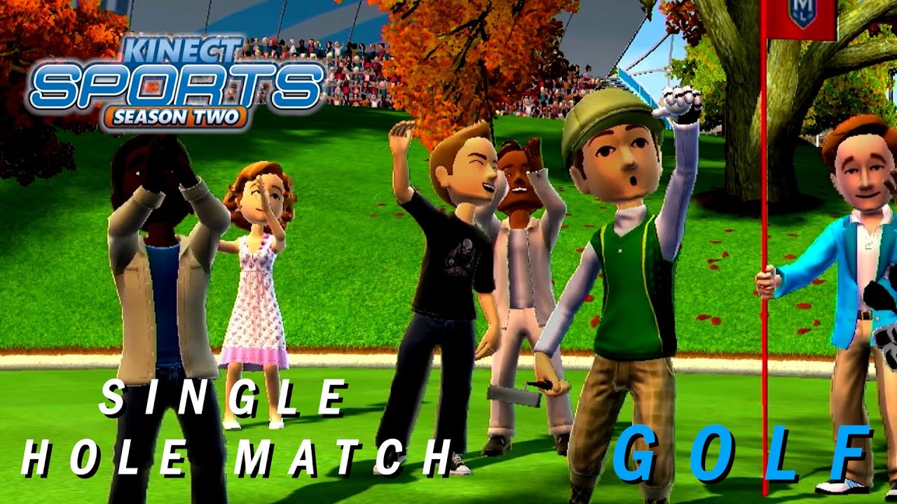 Kinect Sports: Season Two - Golf (Single Hole Match - Gameplay) - YouTube
