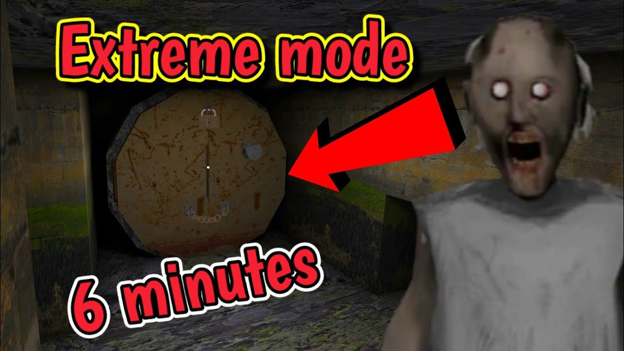 Granny - Extreme mode in 6 minutes (Sewer escape) - YouTube