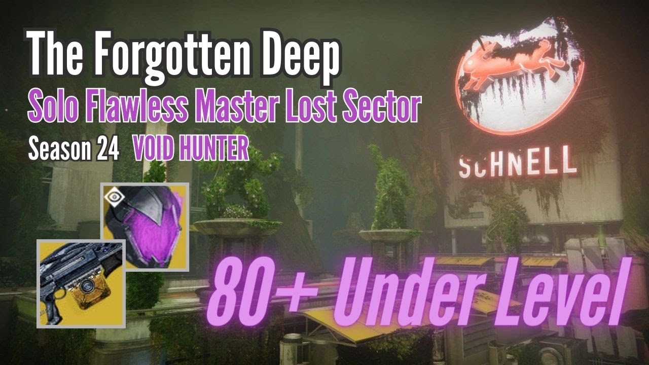 The Forgotten Deep Lost Sector (Solo Flawless Master): 80+ Under Level ...