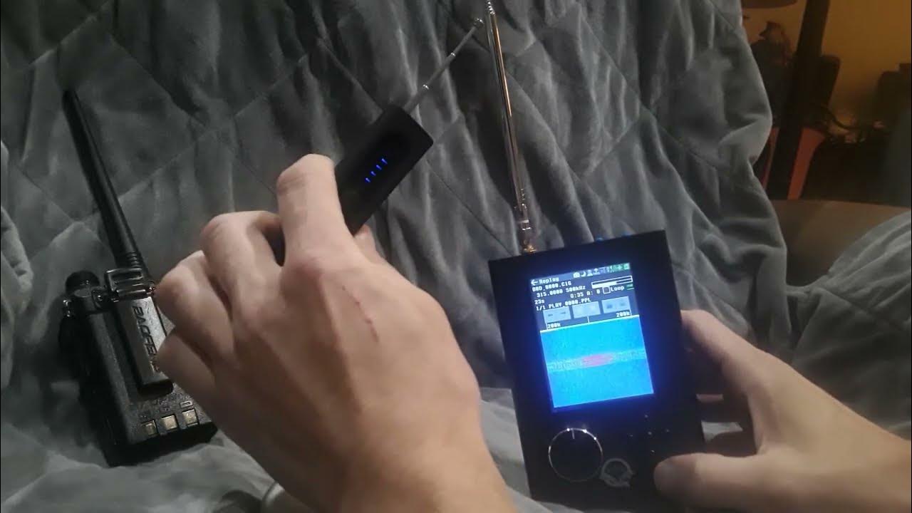 X13 RF Signal Detection Demo: HackRF Portapack / Baofeng / - YouTube