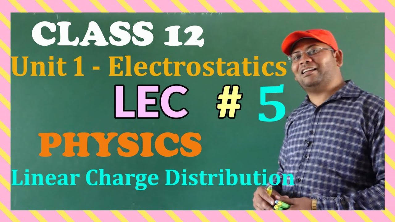 CLASS 12: Linear Charge Density by RK sir || SVS SMART CLASSES - YouTube