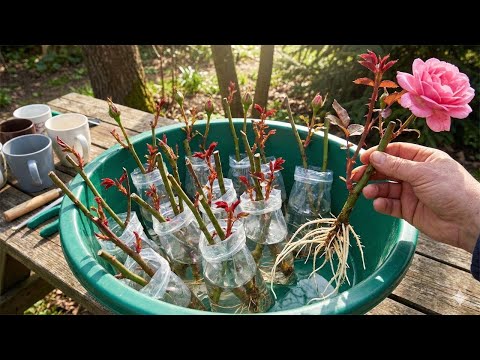 Gül çoğaltmanın bu basit yöntemini çok az kişi biliyor 🌹 (Hızlı ve Kolay)