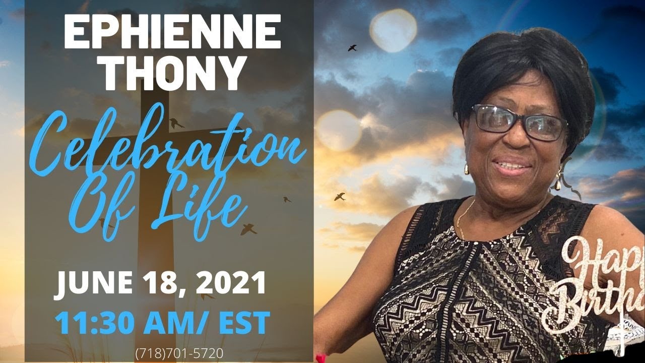 Ephienne Thony Funeral Service (J Foster Phillips) - YouTube