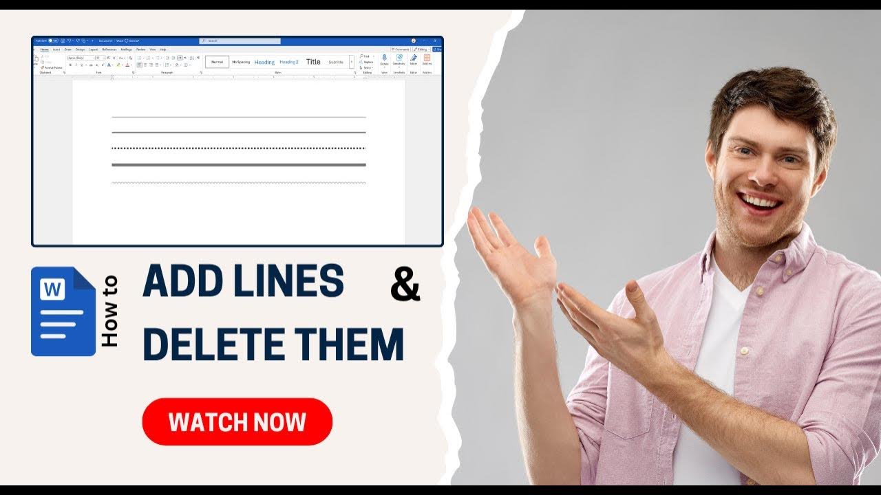 6 Quick Word Line Shortcuts: How to Add & Remove Horizontal Lines in Microsoft Word - YouTube