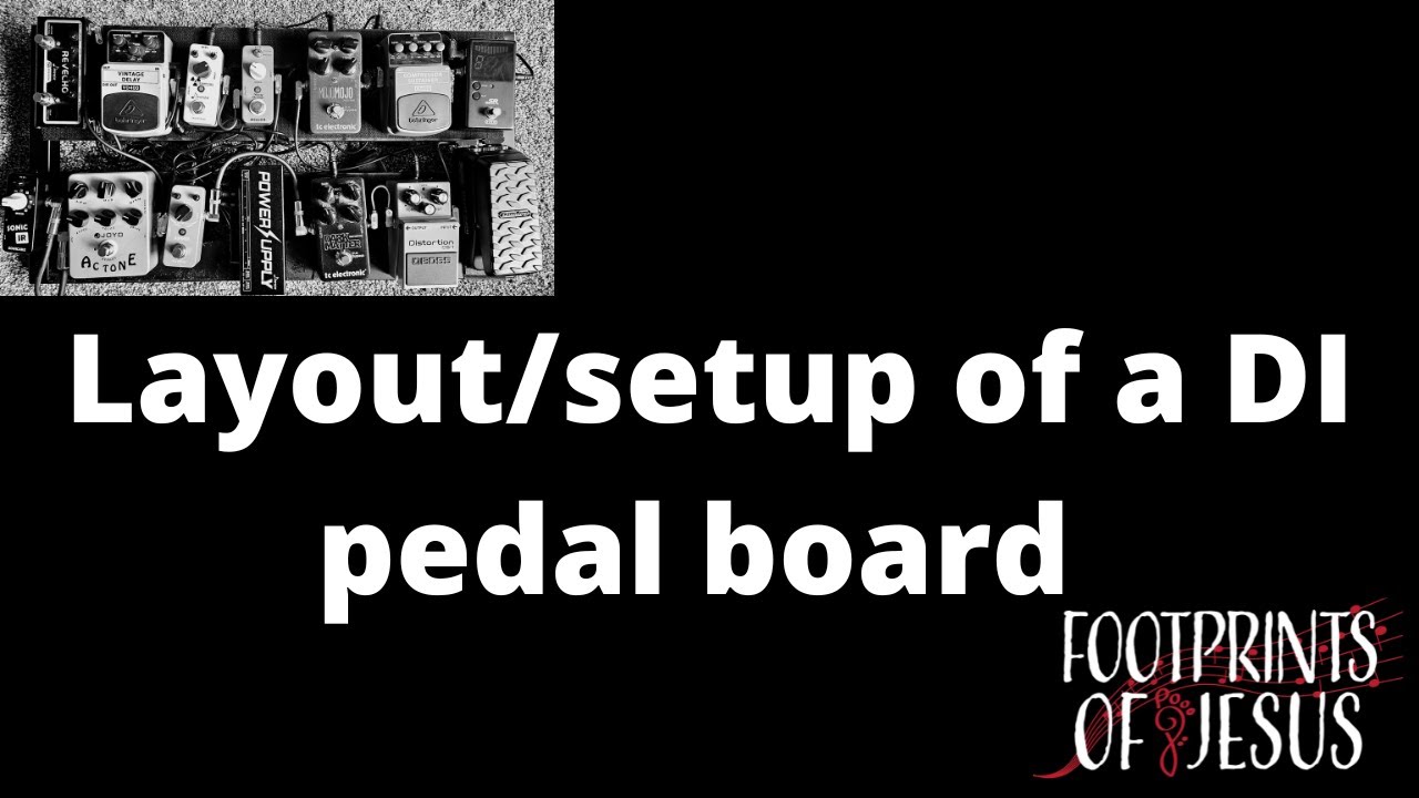 How to setup/layout a DI pedal board - YouTube