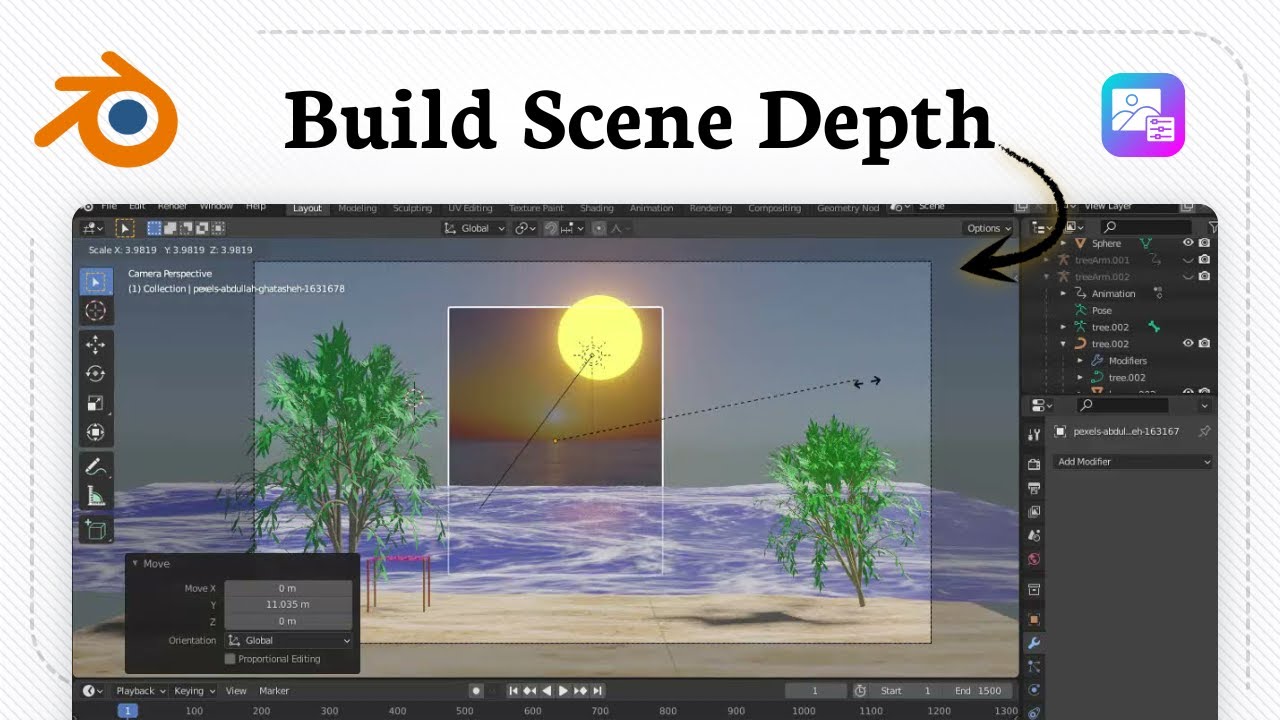 How to add a background in Blender (Visual Layer) - YouTube