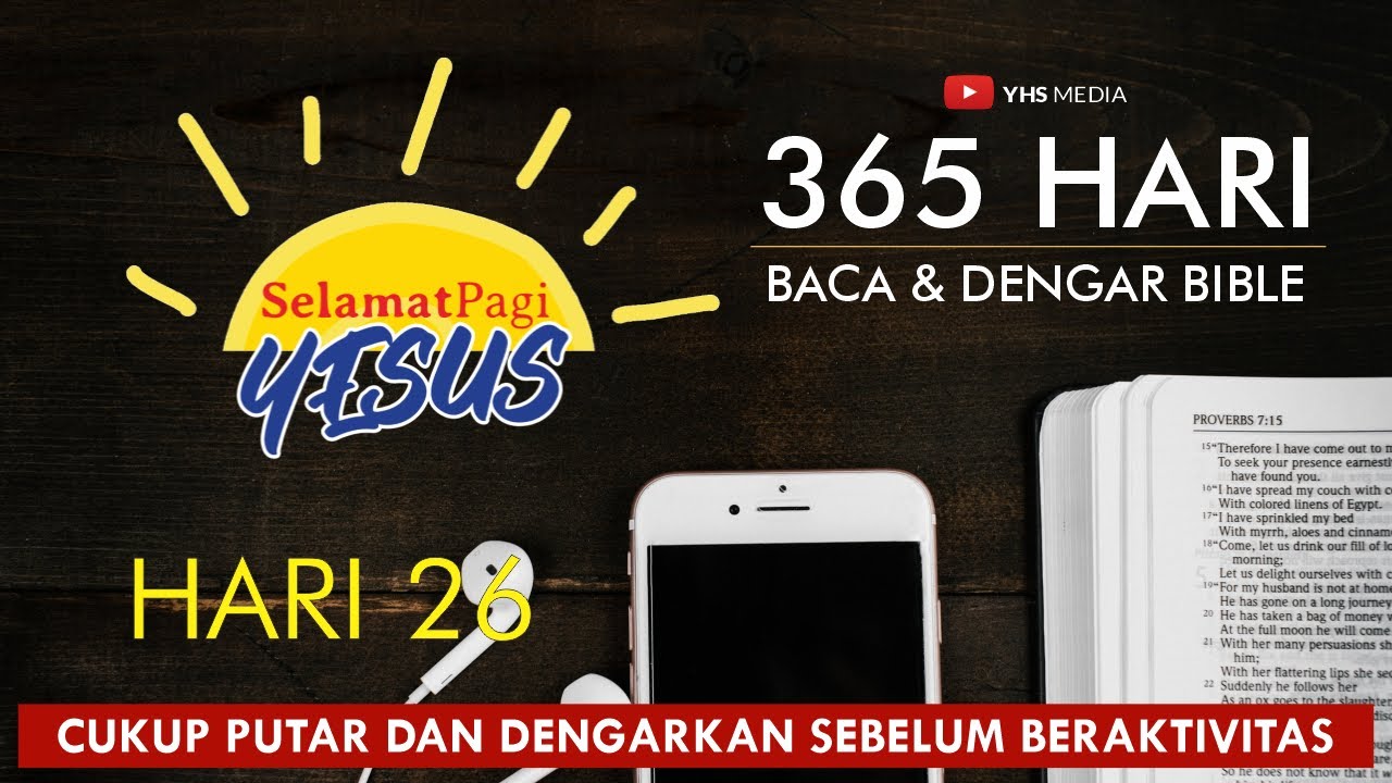 SELAMAT PAGI YESUS: DAY 26 (Keluaran 5-6, Markus 2) - YouTube