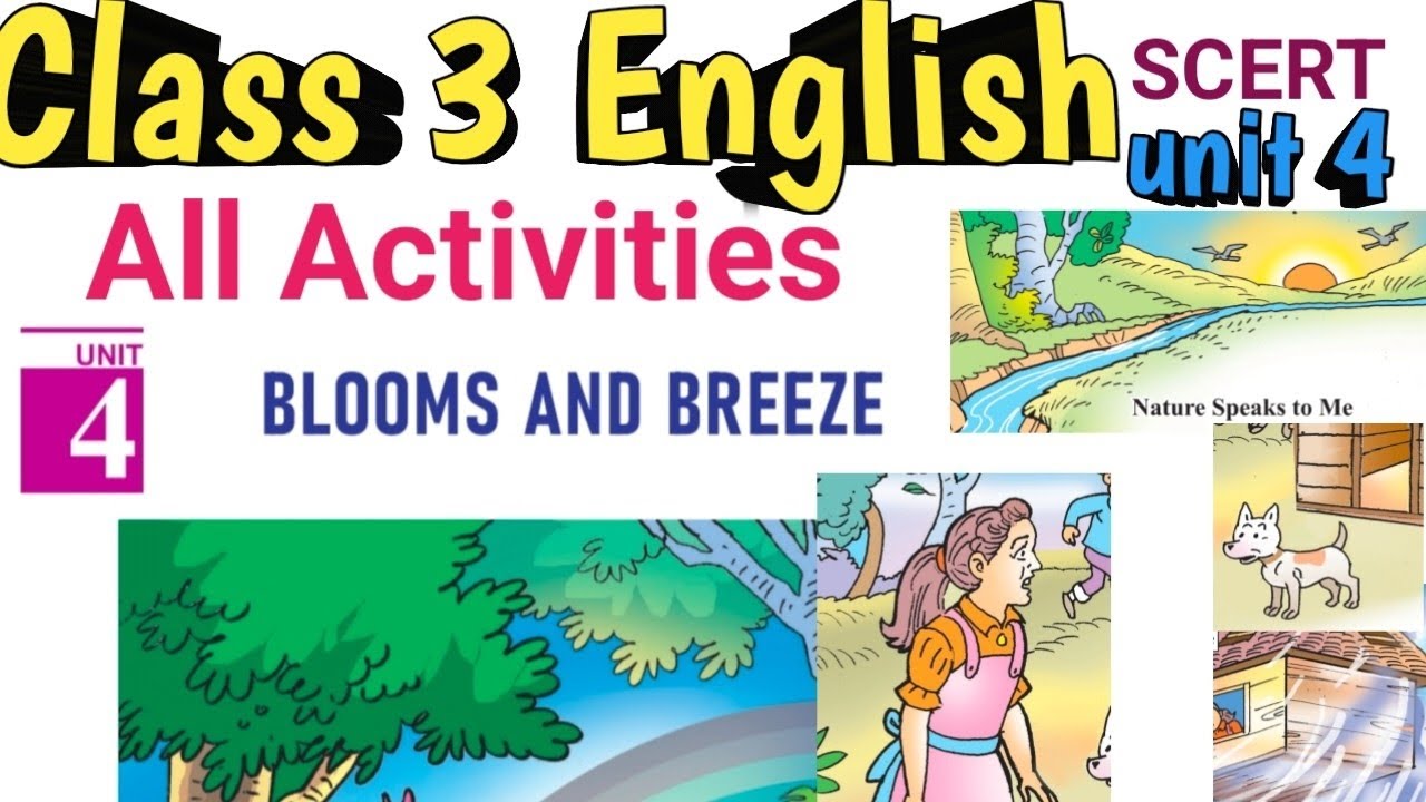 Blooms And Breeze class 3 English Unit 4 All Activities scert kerala ...