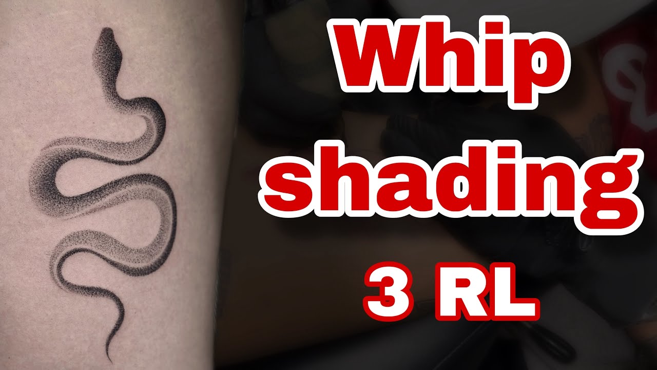 Whip shading time lapse / dotwork real time / whip shading tattoo ...