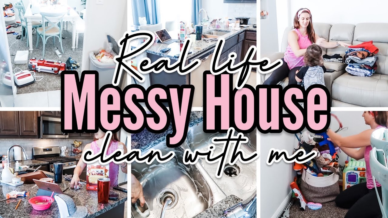 REAL LIFE MESSY HOUSE CLEAN WITH ME | EXTREME CLEANING MOTIVATION 2021 ...