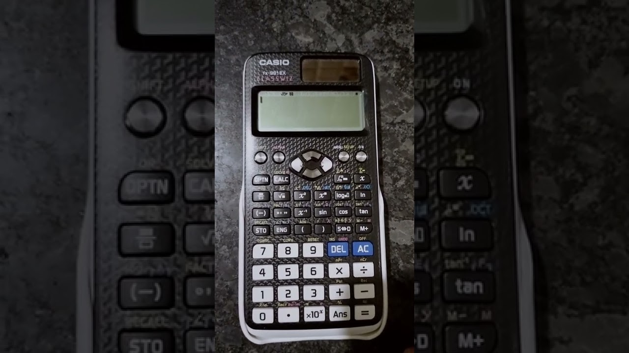 How to turn off calculator fx-991ex - YouTube