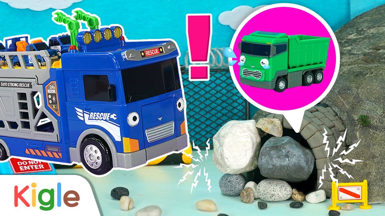 Tayo Bus Kecil | Truk Pengangkut Max Terjebak di Gua | Tayo the little ...