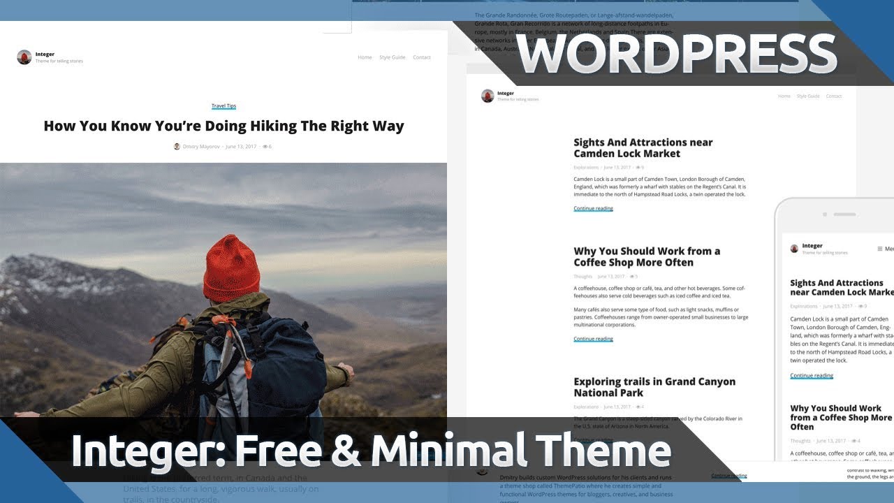 Integer - Free WordPress Medium-style Theme - Review - YouTube