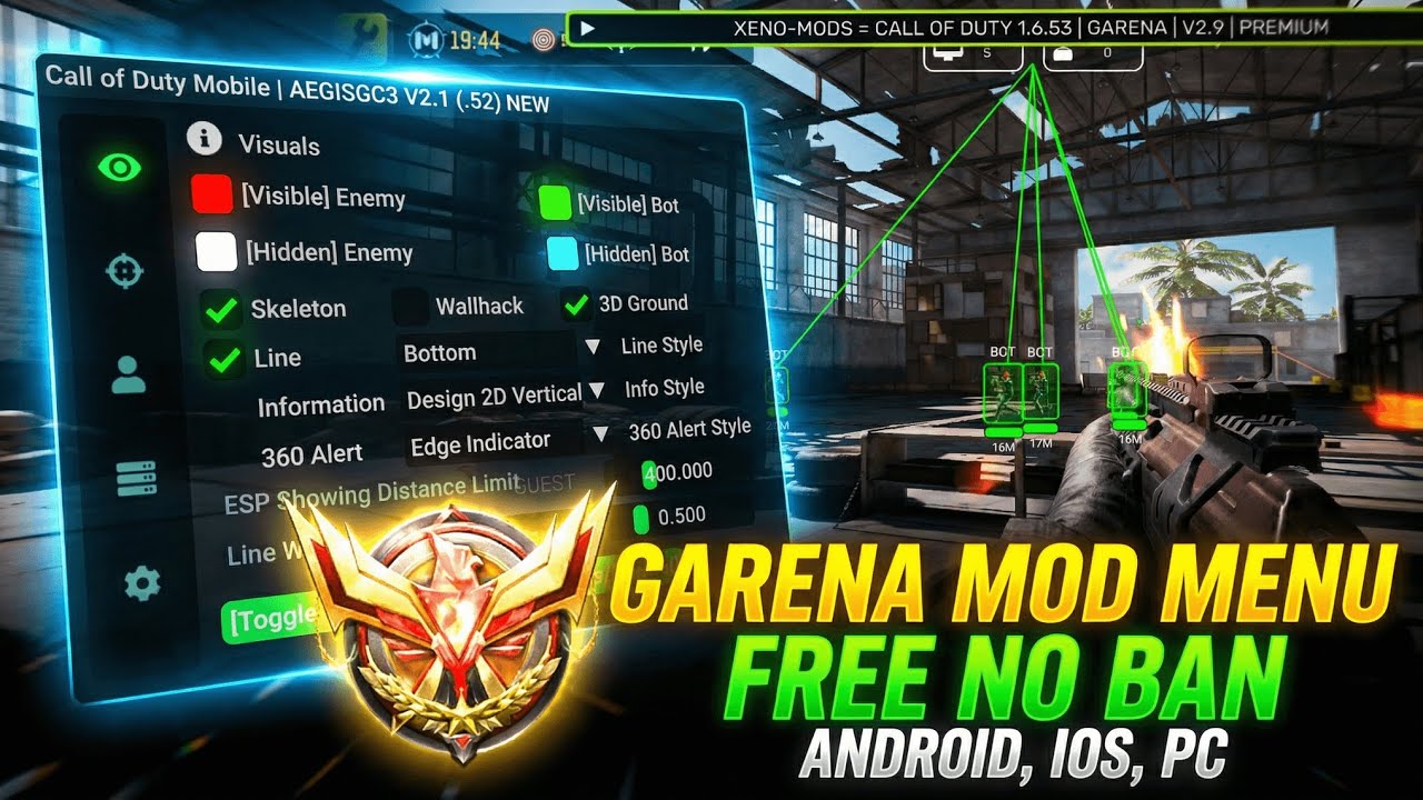 {FREE] CODM | CALL OF DUTY MOD MENU UNLOCK ALL SKINS SAFE | XENOMOD ...