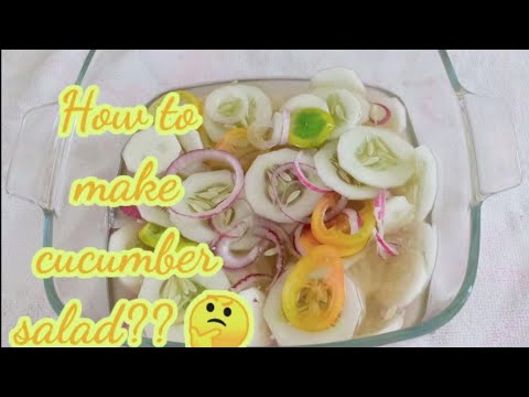 Cucumber Salad Recipe | Pipino Ensalada - YouTube