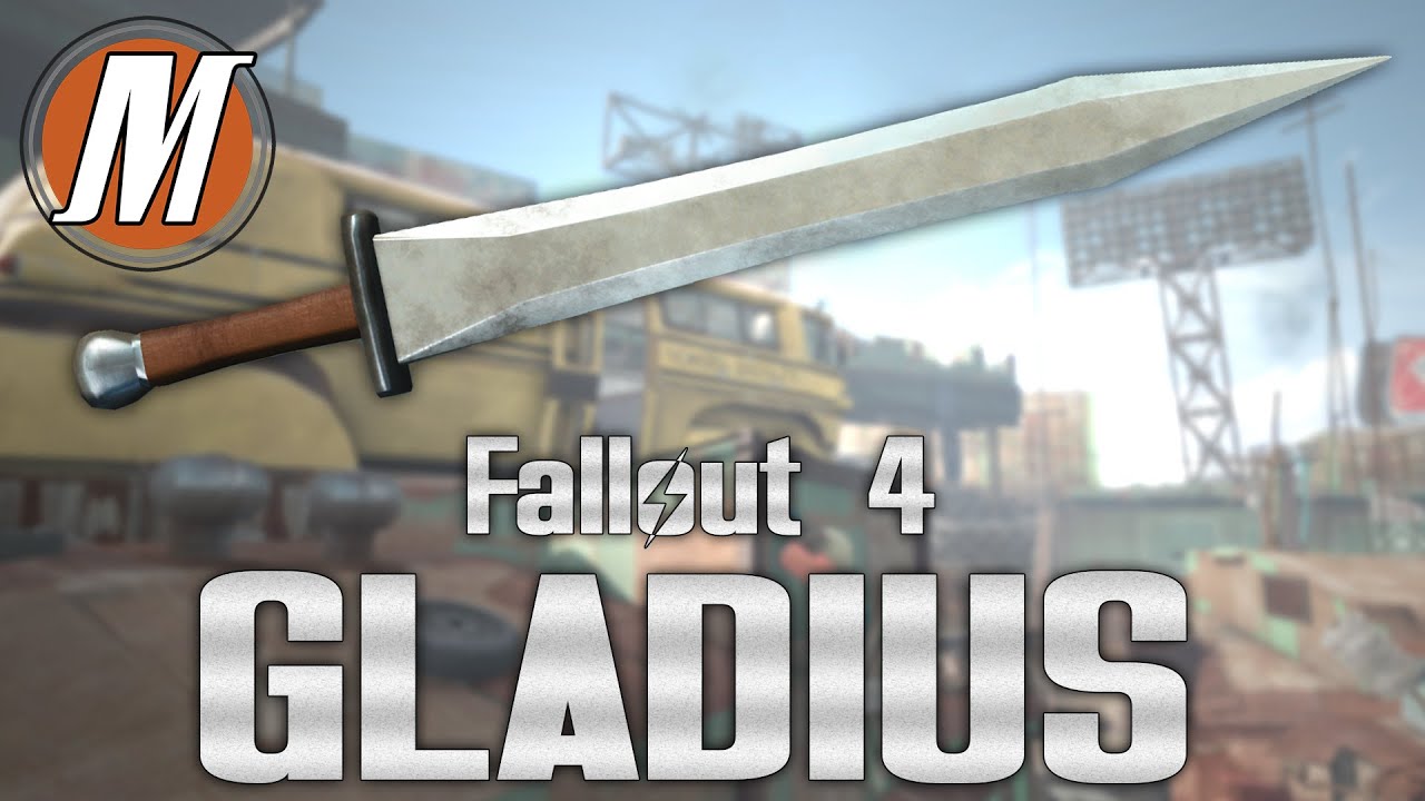The Gladius - A Roman Sword [ Fallout 4 Mod ] - YouTube