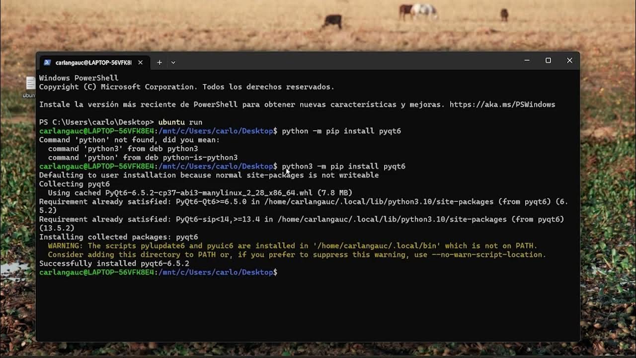 Instalación PyQt6 - YouTube
