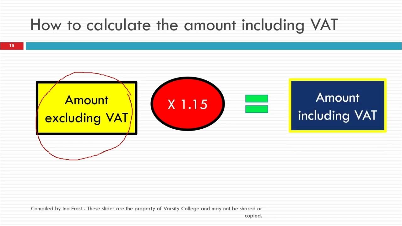 LU 3 How to calculate VAT - YouTube