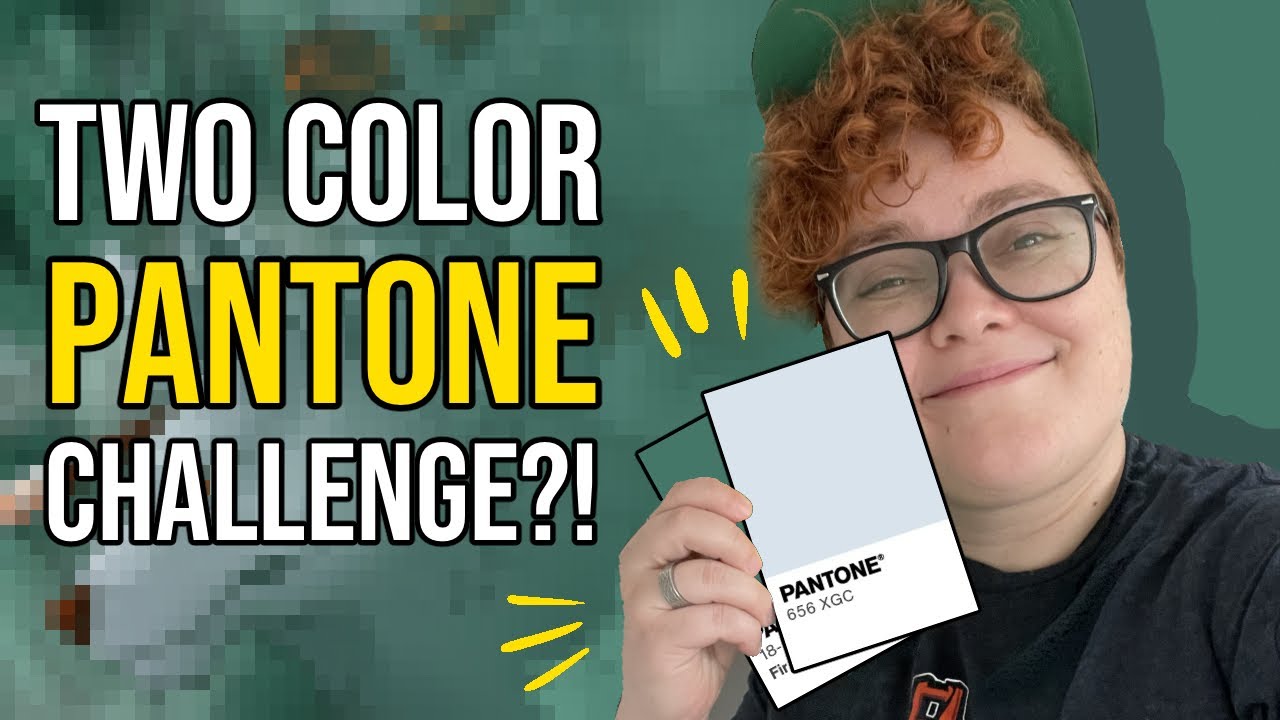 50 Artist Pantone Collab! Two Colors, One Painting! @CourageousPainting ...