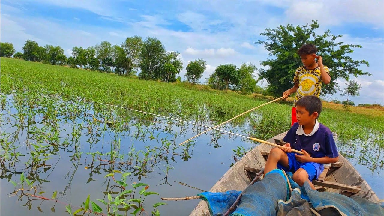 Real Life Boys Fishing In My Village At Countrysde - YouTube