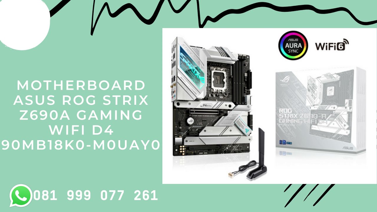 Harga Dan Spec Motherboard ASUS ROG STRIX Z690A GAMING WIFI D4 90MB18K0 ...
