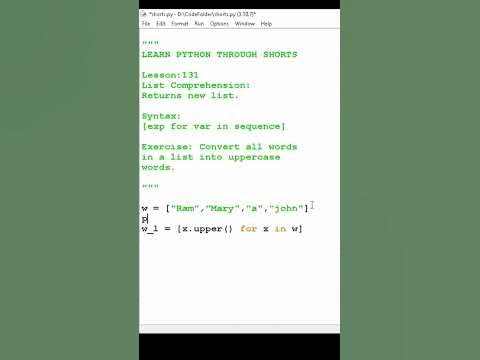 python coding interview question for absolute beginners #shorts #python #pythontricks # ...