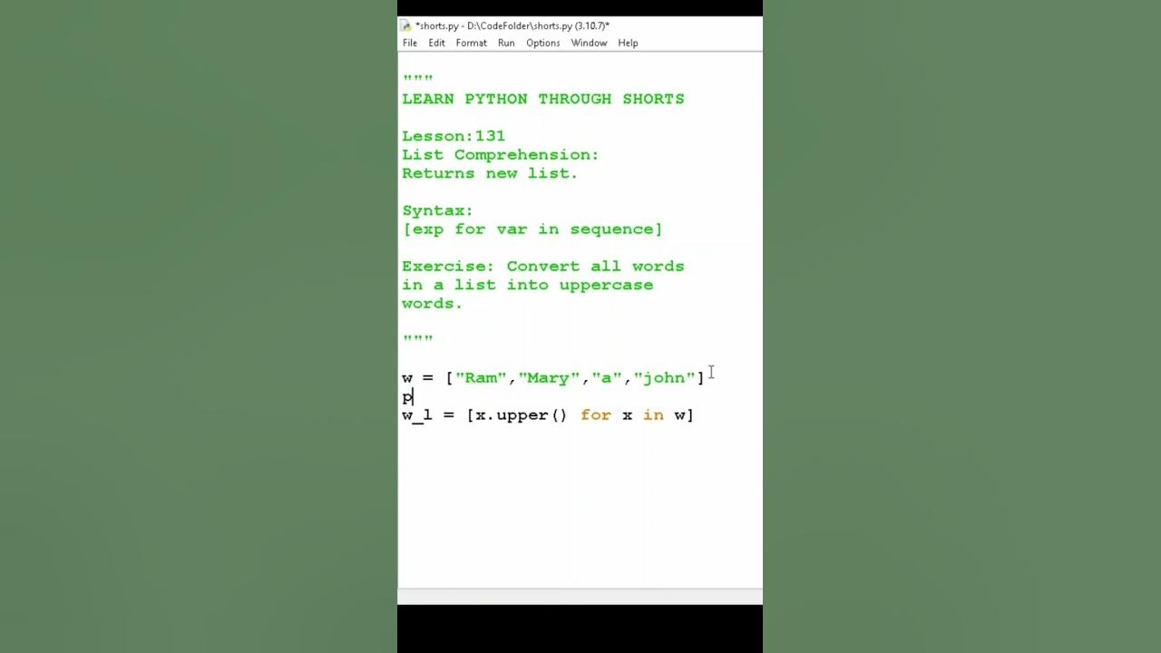 Python Coding Interview Question For Absolute Beginners Shorts Python Pythontricks 