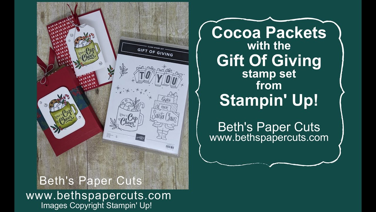 Hot Cocoa pack- 3 ways to color with Stampin' Up! - Beth's Paper Cuts ...