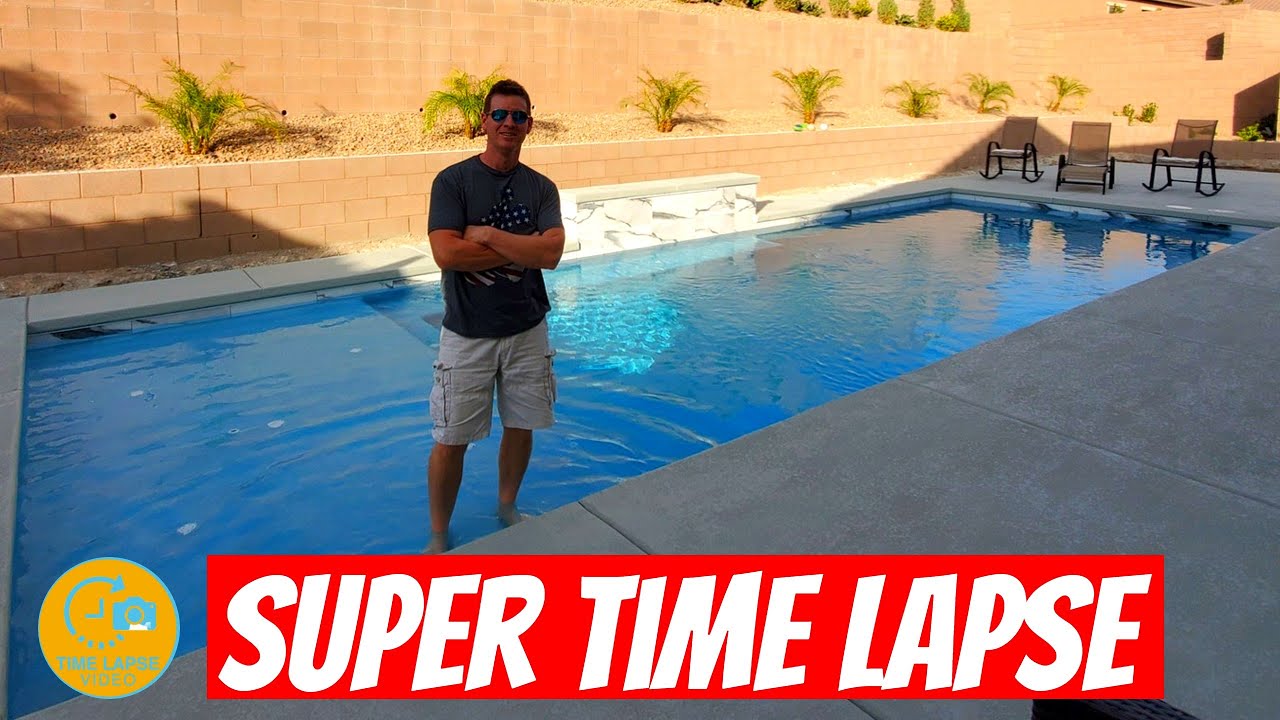 POOL CONSTRUCTION STEP BY STEP - POOL TIME LAPSE 2020 - YouTube