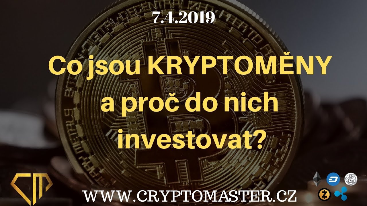 CRYPTOMASTER🚀 Co jsou KRYPTOMĚNY a proč do nich investovat ??? - YouTube