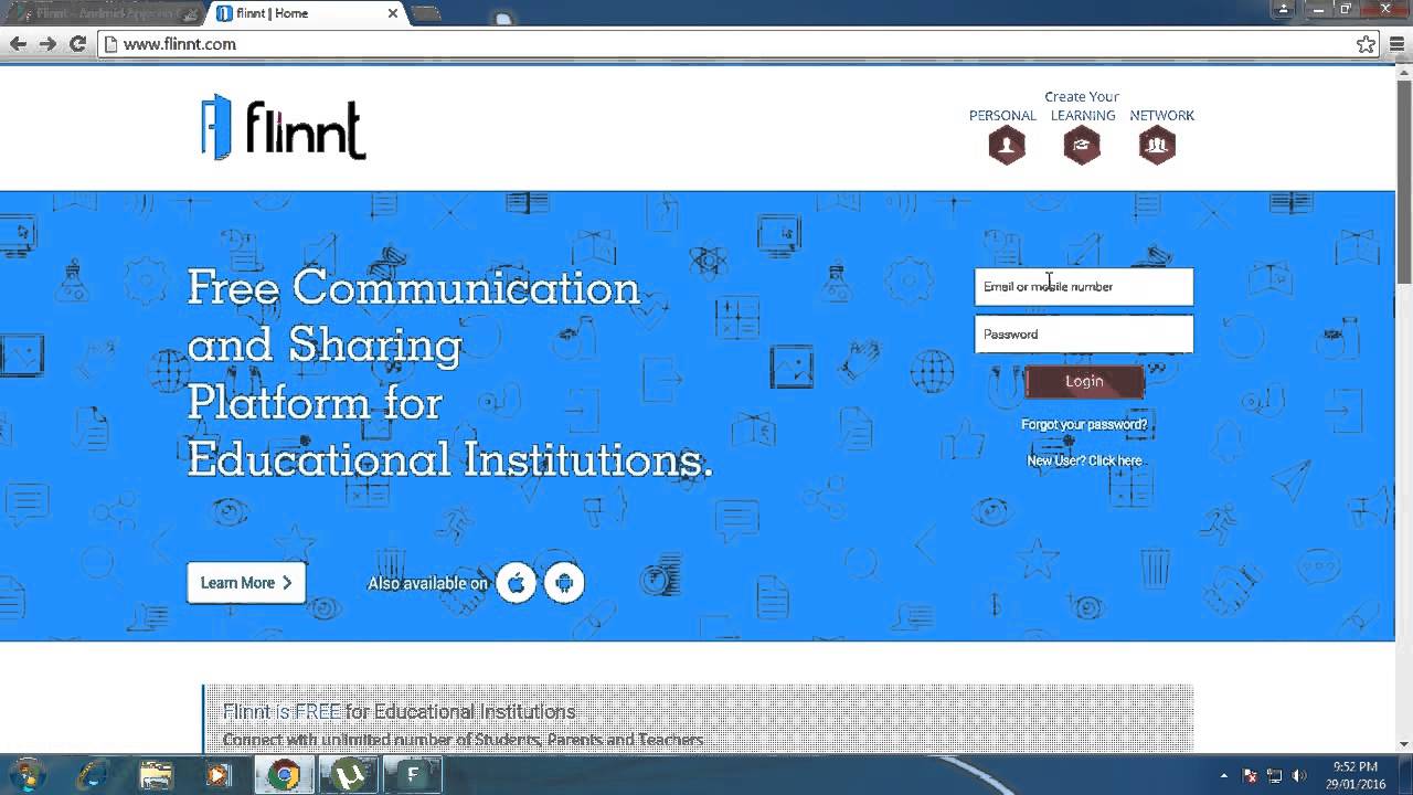 how to install Flinnt in your computer or mobile - YouTube