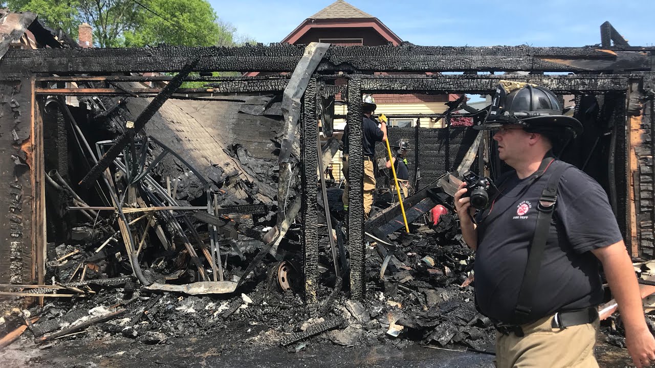 My garage burned down to the ground - YouTube