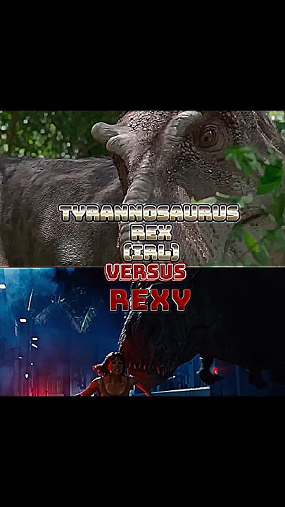 Rexy VS prehistoricplanet Trex #(irl) #jurassicworld #edit#battle # ...
