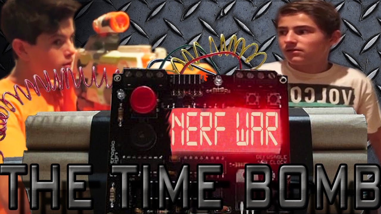 Nerf War The Time Bomb - YouTube