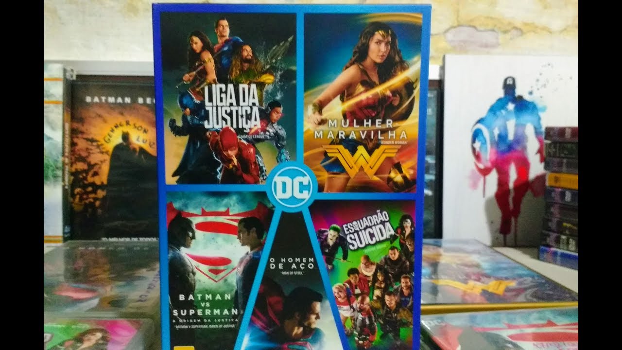 COLEÇÃO COMPLETA DC COMICS [BOX] - Universo DC ( collection Dvd) - YouTube