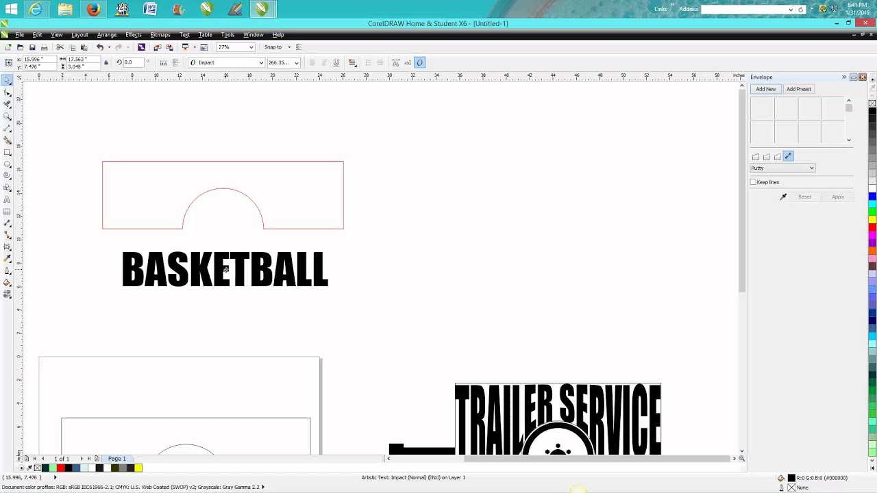 Corel Draw Tips & Tricks Envelope Tool - YouTube