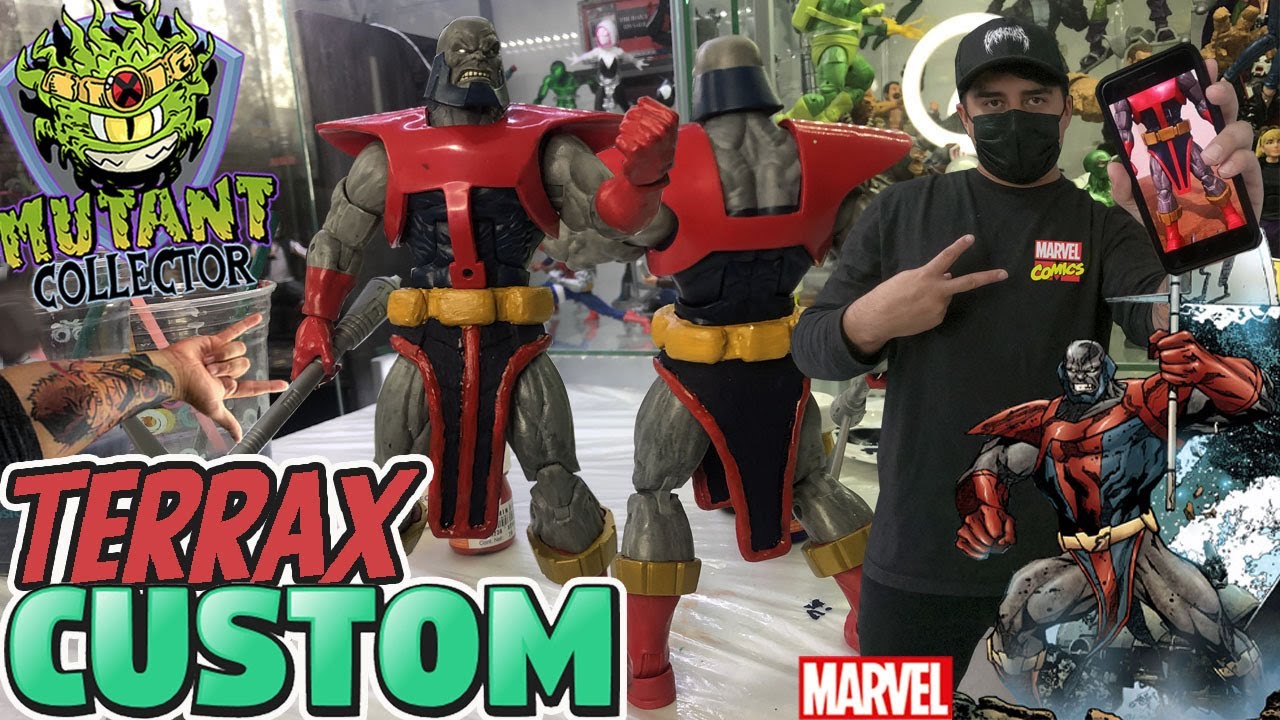 TERRAX Custom Marvel Legends BAF Video 2021 | Fantastic Four Villian ...