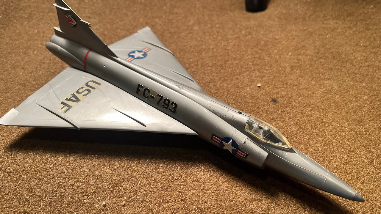 Revell 1956 Convair F-102A Delta Dagger Vintage Model Kit Built Request ...