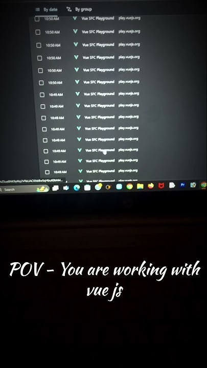 Every vue js developer 😂 - YouTube