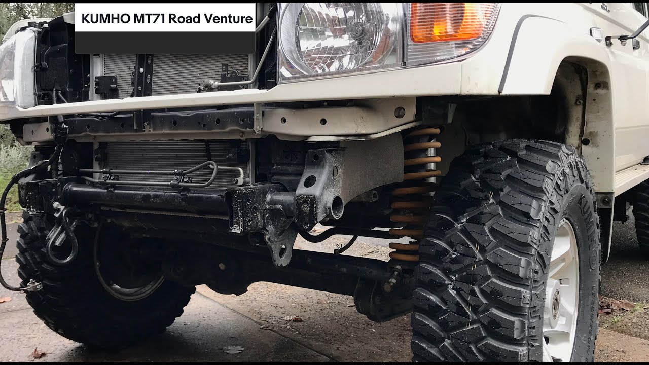 KUMHO MT71Road Venture 285 75 16 On our Landcruiser 79 series VDJ79 ...