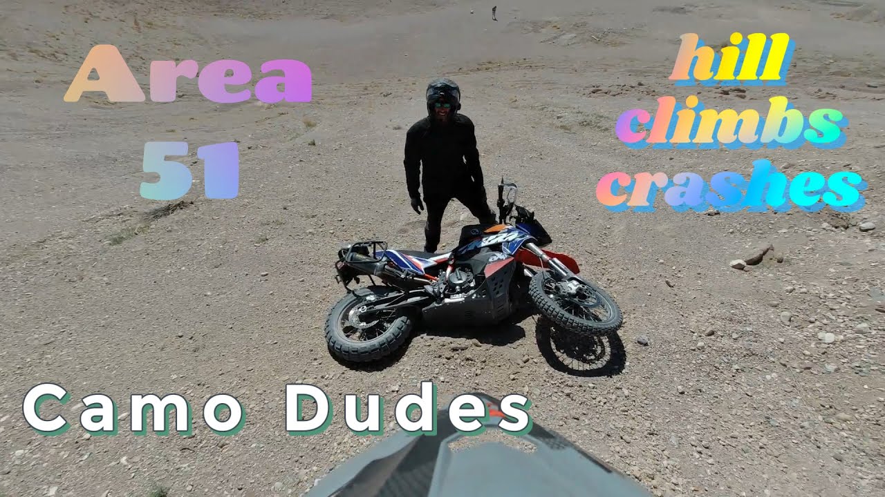 We took a Klr, 2 Ktm 890R'S and a Norden 901 to Area 51 - YouTube
