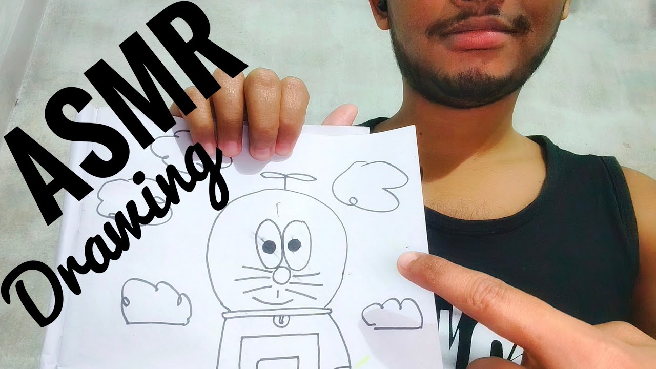 ASMR Drawing your fav cartoon Character 🏽🔥ll @Asmrport20 - YouTube