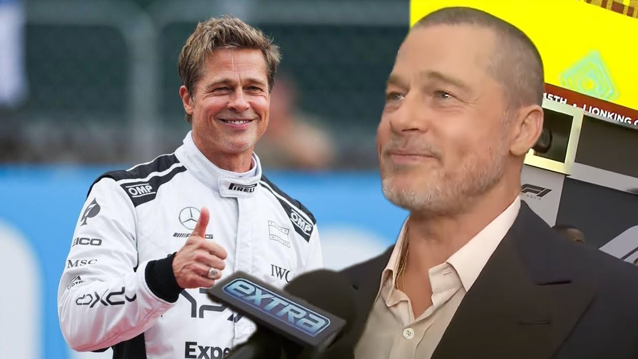 Brad Pitt Talks Feeling CALM in F1 Car, Admits He Needs to CHILL in ...