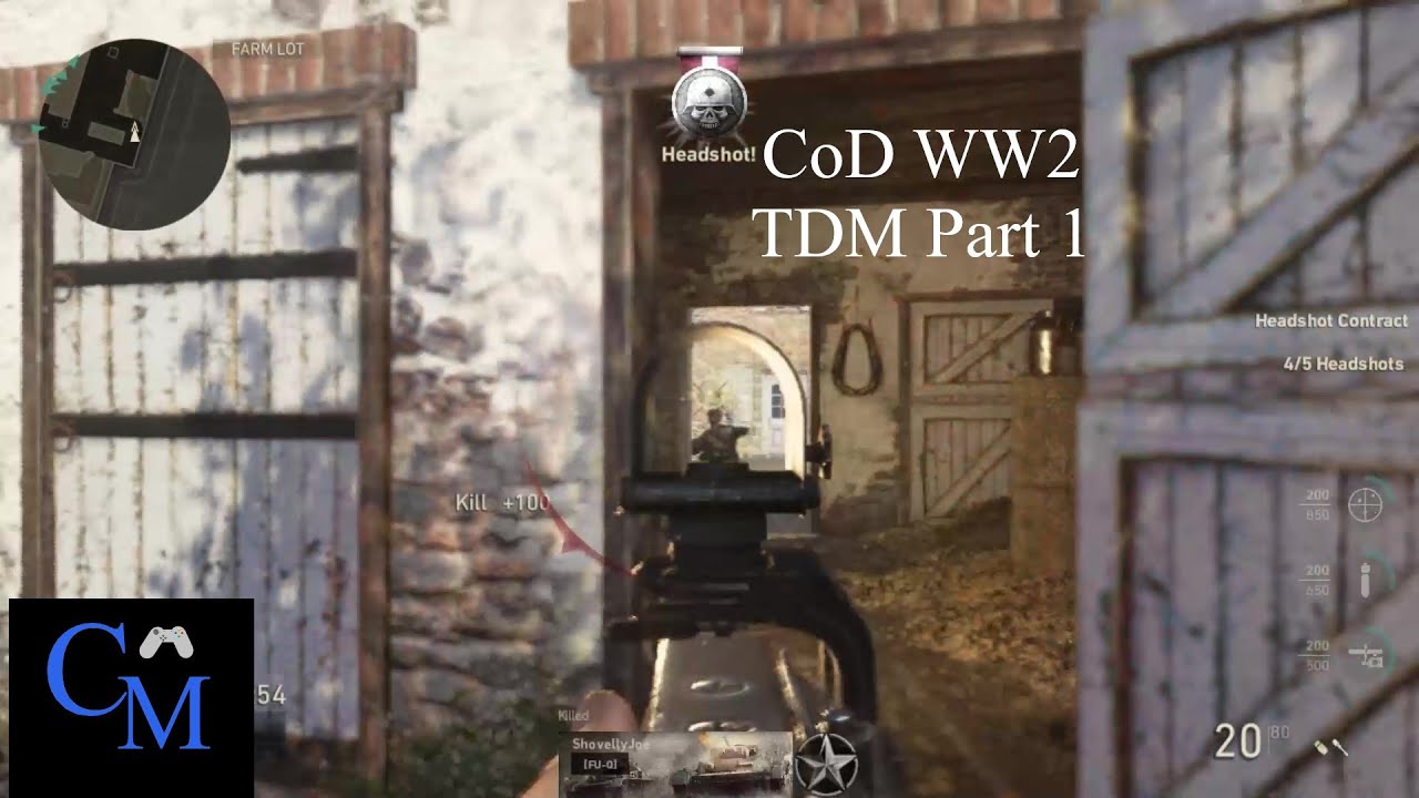 Call of duty: WWII - TDM Part 1 - YouTube