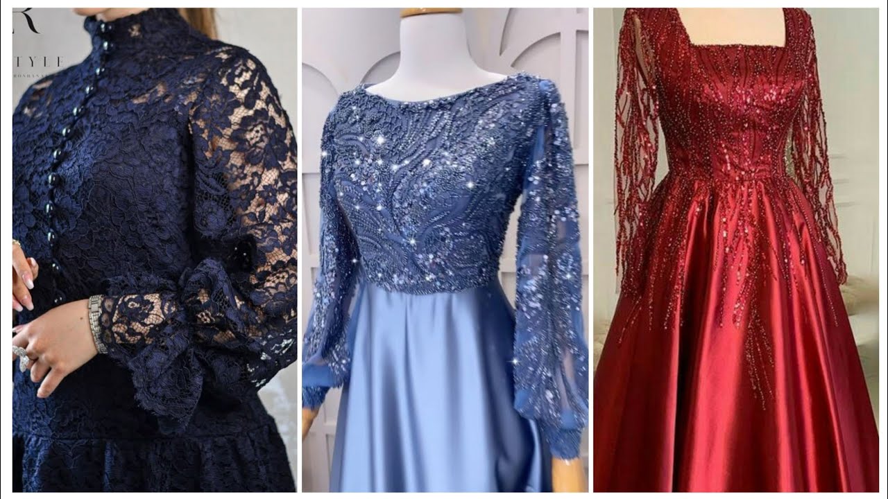 Incredible beautiful sequence work bridesmaids dresses # ...