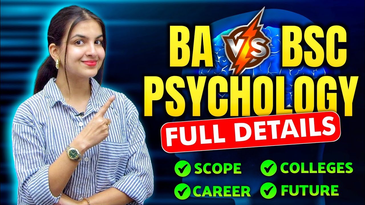 BA vs. BSC Psychology: Difference, Scope, Career, Colleges | How to become a psychologist? # ...