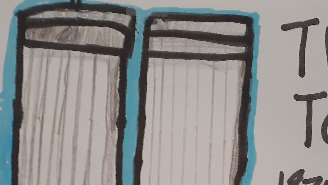 My twin towers drawing - YouTube