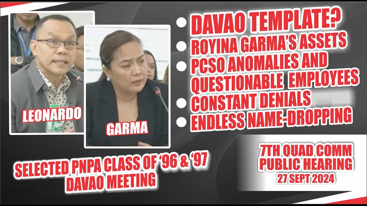 PART 1/2 | PNPA CLASS '96 & '97 MEETING | DAVAO TEMPLATE? | PCSO GM ...