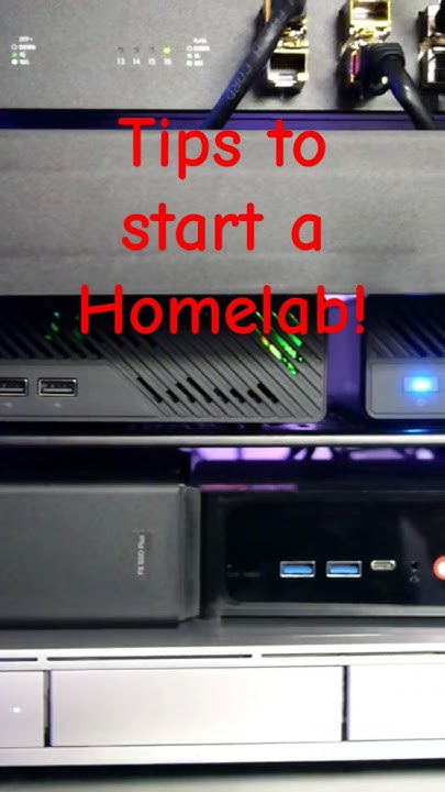 Tips to get started with a Home Lab #techtok #tech #homelab - YouTube