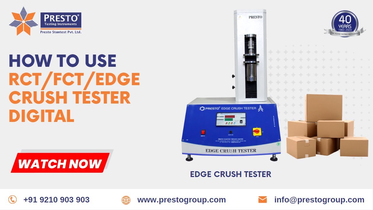 RCT/FCT/EDGE Crush Tester Digital Manufacturers |आरसीटी, ऑफ्सीटी, इसीटी ...